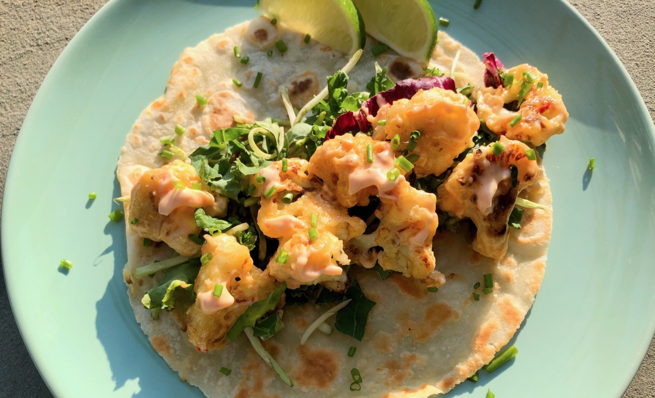 Gluten Free Bang Bang Cauliflower Tacos Gf Chow