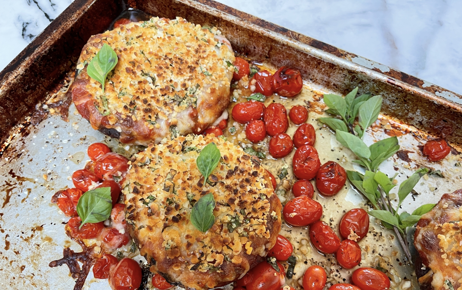 Sheet-Pan Portobello Parmigiana - (Gluten Free) – GF Chow