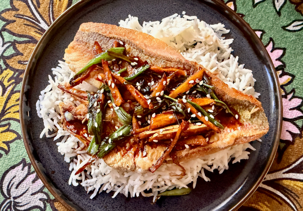 Pan-Fried Ginger Scallion Fish – GF Chow